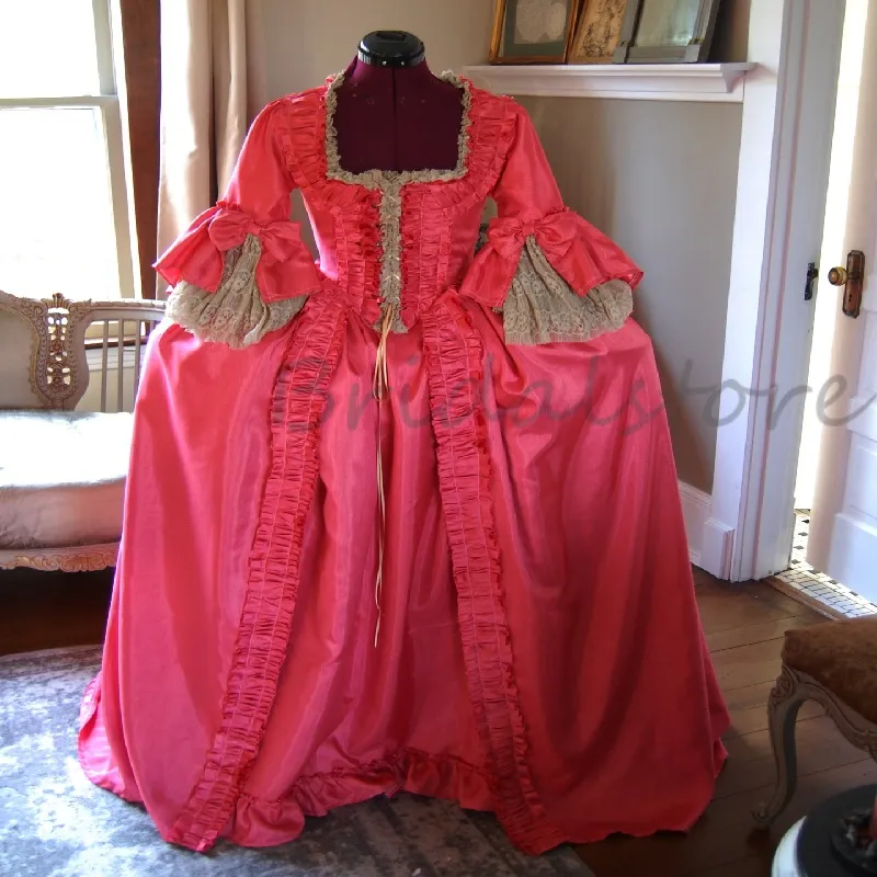 Custom Made Prom Dresses: Rococo Victorian Evening Gown With Lace Half ...