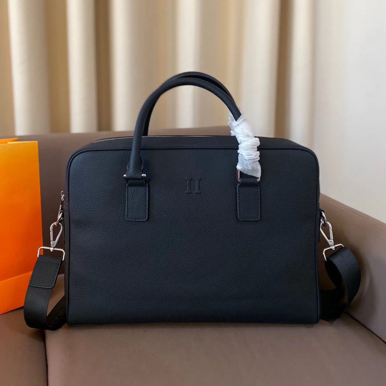 Designer Mens Bags Genuine Leather Laptop Briefcase High Capacity ...