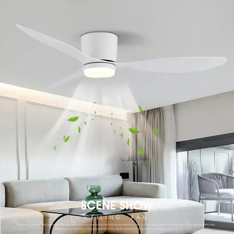 Minimalist LED Ceiling Fan Lights B&Q Light For Living Room, Restaurant ...