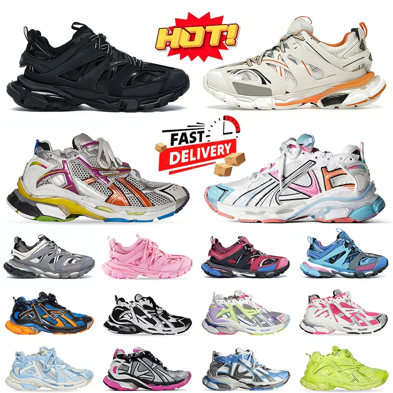 Wholesale Designer LED Track Runner Loafers Designer Sneakers Triple ...