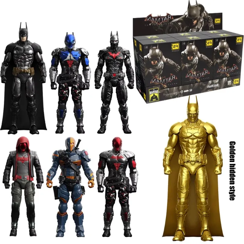 New F5 Batman Arkham Knight Deathstroke 7 Style 10cm Action Figures ...