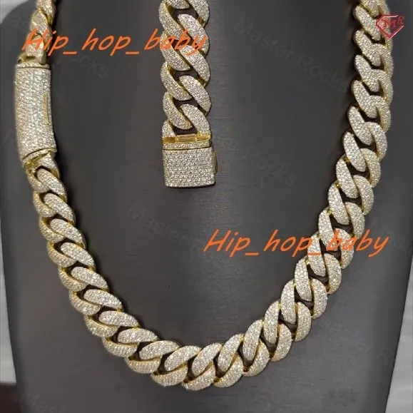 18mm Rapper Miami Cuban Link Chain Necklace 4 Rows... From Hip_hop_baby ...