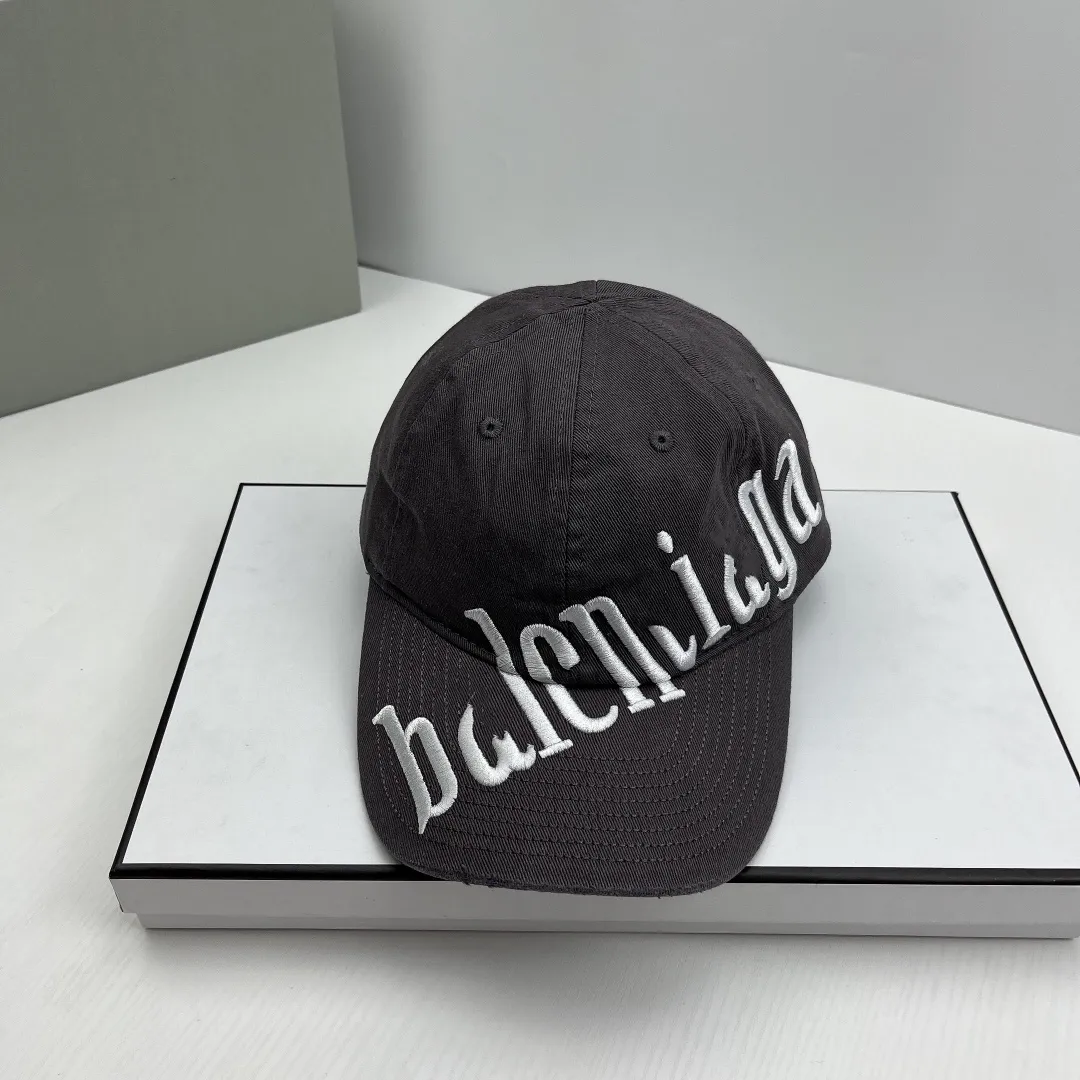 Embroidered letter silk baseball cap unisex adjustable strap summer ...