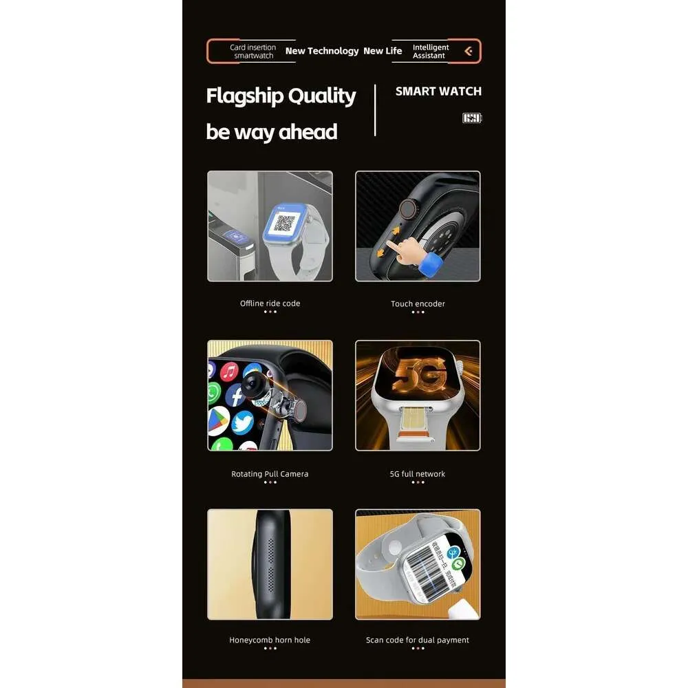 2025 new CD20 smartwatch with 1600mAh battery, 2.29-inch HD camera ...