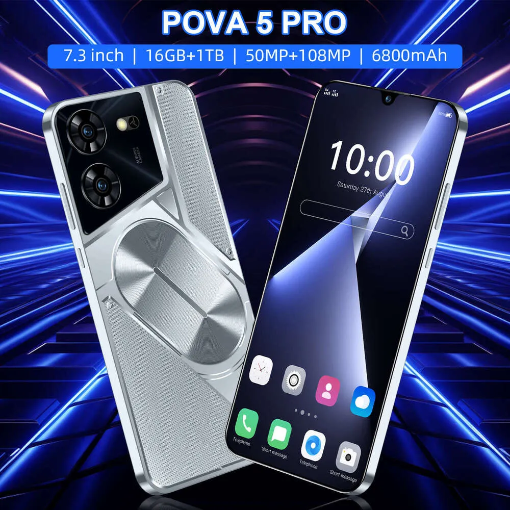 POVA 5 Pro 5G Android Smartphone 16GB RAM + 1TB Storage Large Display ...