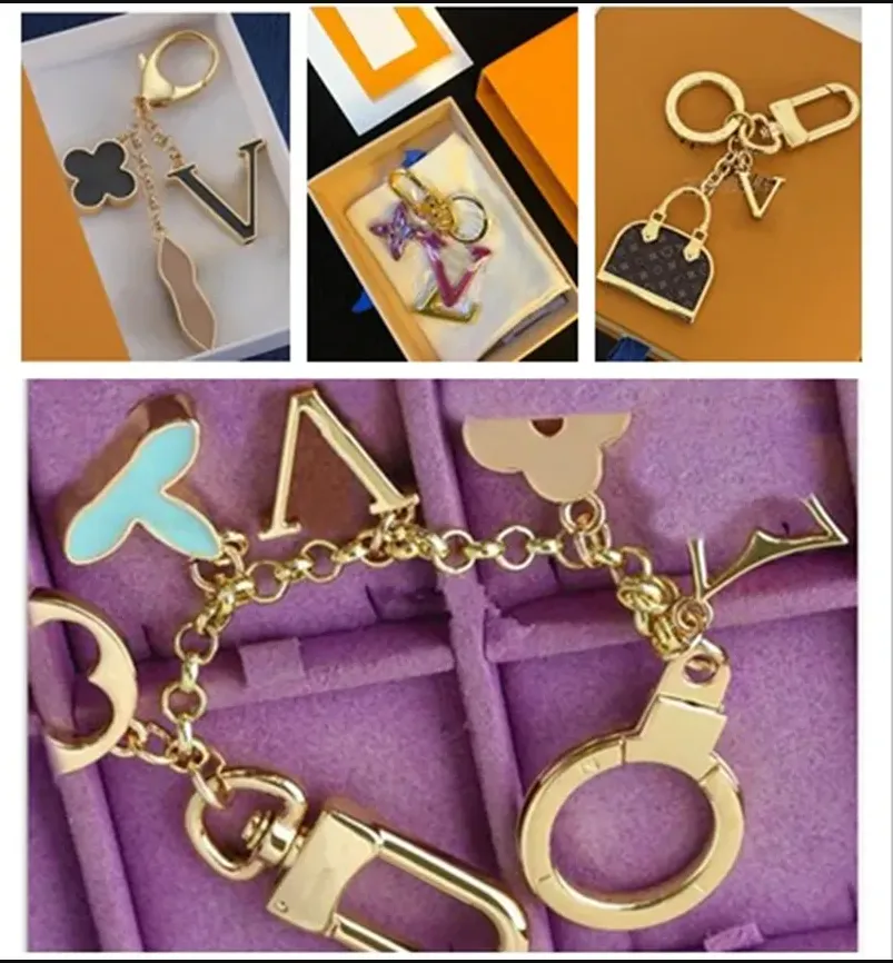 Luxury Designers Keychains Letters With Diamonds Designers Keychain Top Car Key From Gladqqd, $6 ...