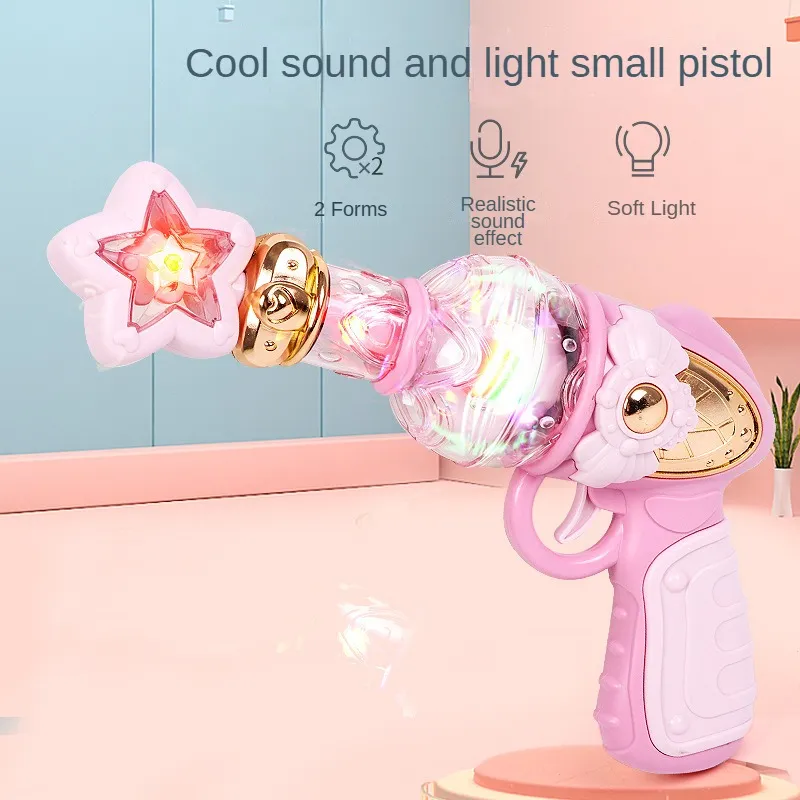 Electric Toy Gun For Girls Lights, Sounds, Twirling Star, Princess Toy ...
