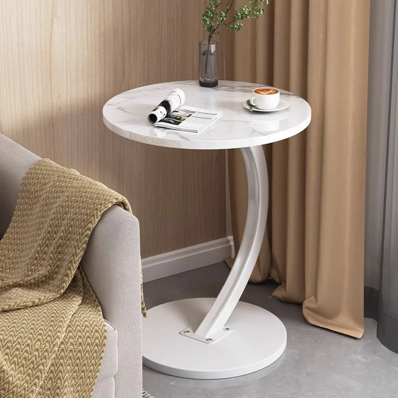 B566 Living Room Concave Living Room Corner Table Shelf Light Luxury ...