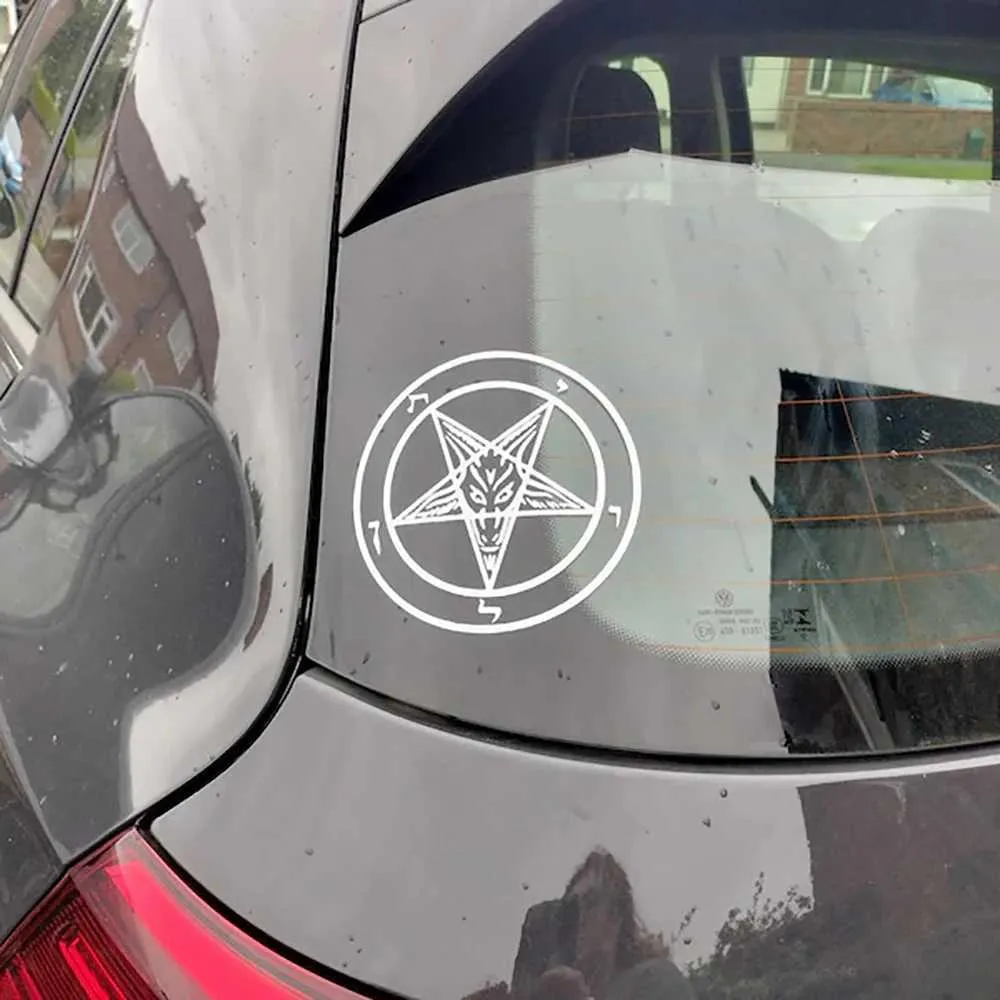 Baphomet Sigil Car Decal Satanic Occult Symbol Sticker For Vehicle ...