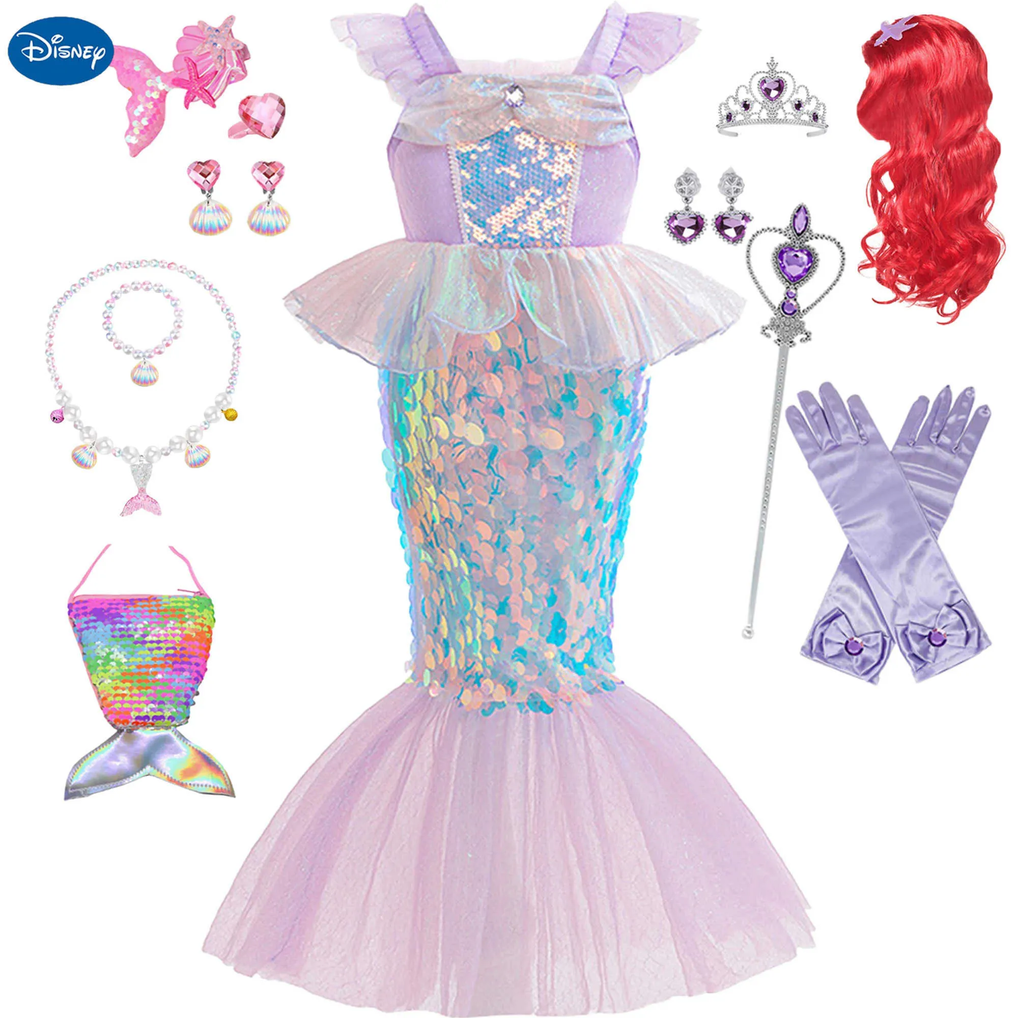 ariel dress disney kids