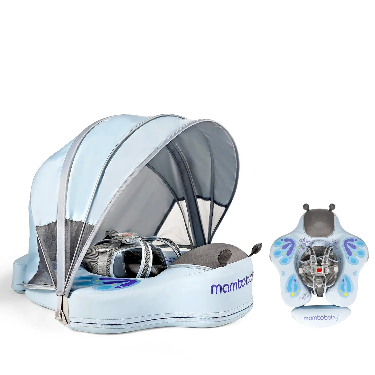 Canopy Pool Float Sun Protection Baby Pool Float With Adjustable Shade ...