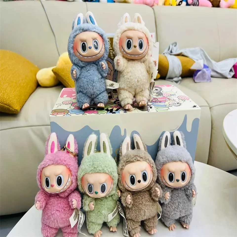 POP MART 17cm Labubu Doll Primark Snuggle Hoodie Color Matching Fashion ...