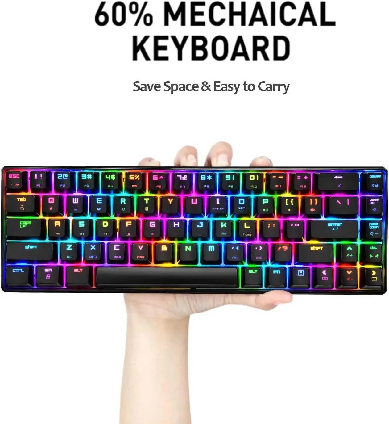 MAMBASNAKE X ZIYOANG MK14 Wired Gaming Rainbow Keyboard Buy 2 Or Get 1 ...