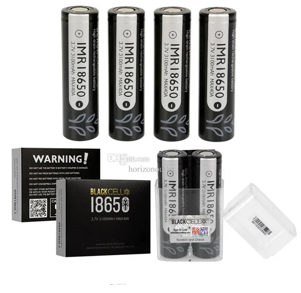 High Capacity Rechargeable Lithium Ion Battery 3.7V, 3100mAh, 40A High ...