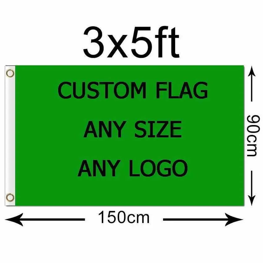 Customized Sublimated Blank Custom Outdoor Flags 3x5 For Outdoor ...