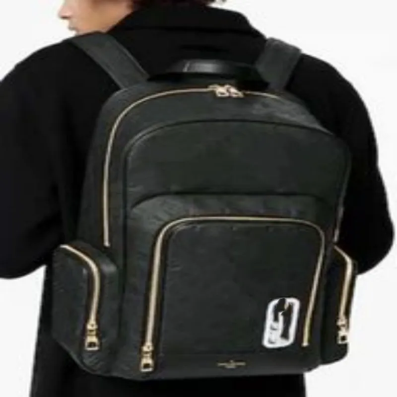 Designer Backpacks Men: Fashion Travel Backpack Coated Canvas Parquet ...