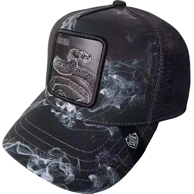 Smoked Animal Mesh Insulated Baseball Cap Embroidered Outdoor Casual ...