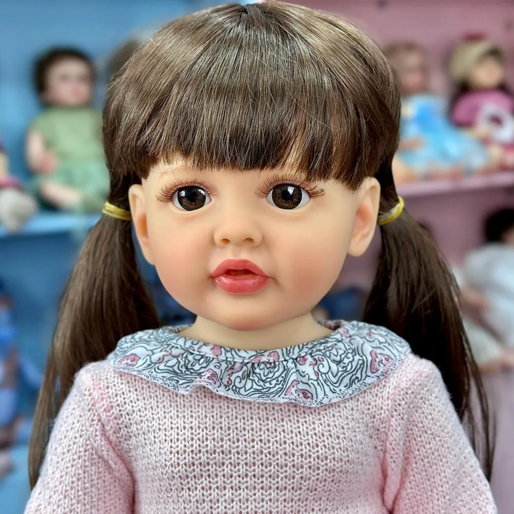 Realistic Reborn Dolls: 22 Inch Lifelike Girl Doll With Soft Vinyl Body ...