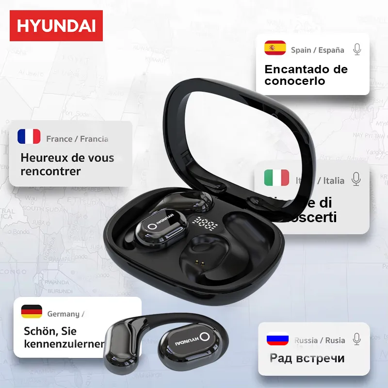 HYUNDAI HY Y16 AI Translation Wireless Earphones Support Multi ...