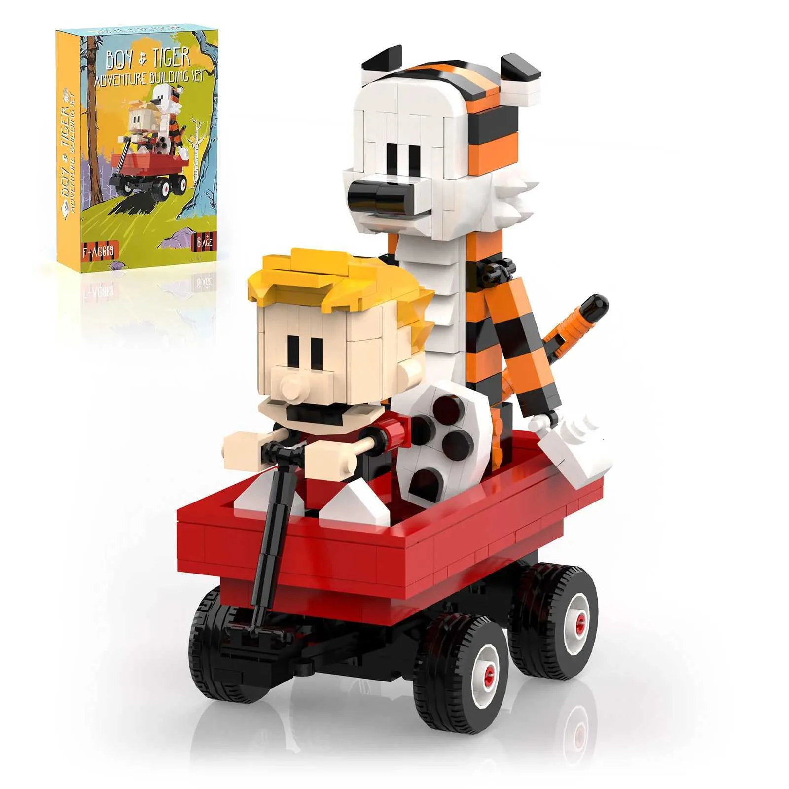Boy And Tiger Adventure Blocks Set With Rotatable... From Yushun_north1 ...