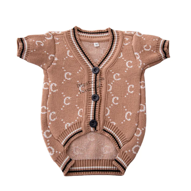 Designer Dog Clothes Knitted Dog Sweater Letter... From Luxurypet, $10. ...
