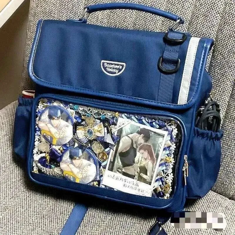 Jiaerdi Preppy Style Summer School Bag: Aesthetic Transparent Backpack ...