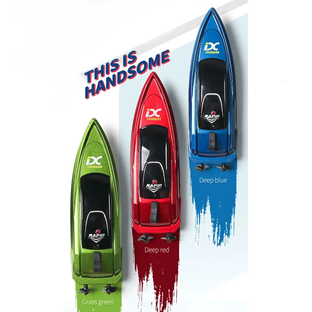 Large Remote Control Boat: High Speed Electric Watercraft With LED ...