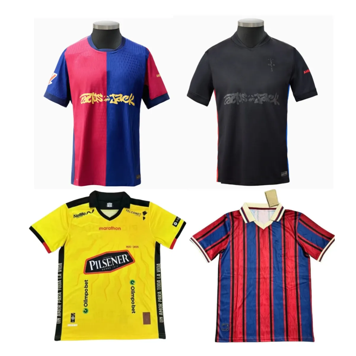 Barcalona Soccer Uniform Sets LAMINE YAMAL, GAVI OLMO, And Barley Men's ...