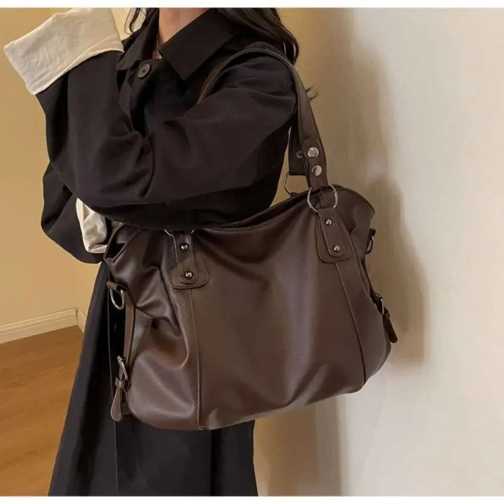 Large Capacity Soft Leather Women's Hobo Soft Leather Handbags With ...