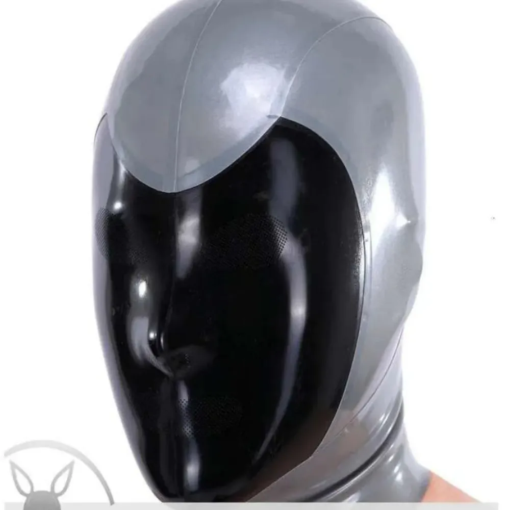 Sleek Latex Cat Outfit: Form Fitting Rubber Bodysuit, Laser Perforated ...