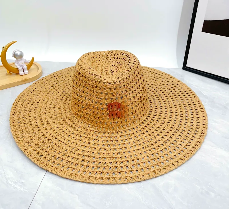 Big Brim Straw Hat Sun Protection Beach Bucket Hat... From Fashionshop ...
