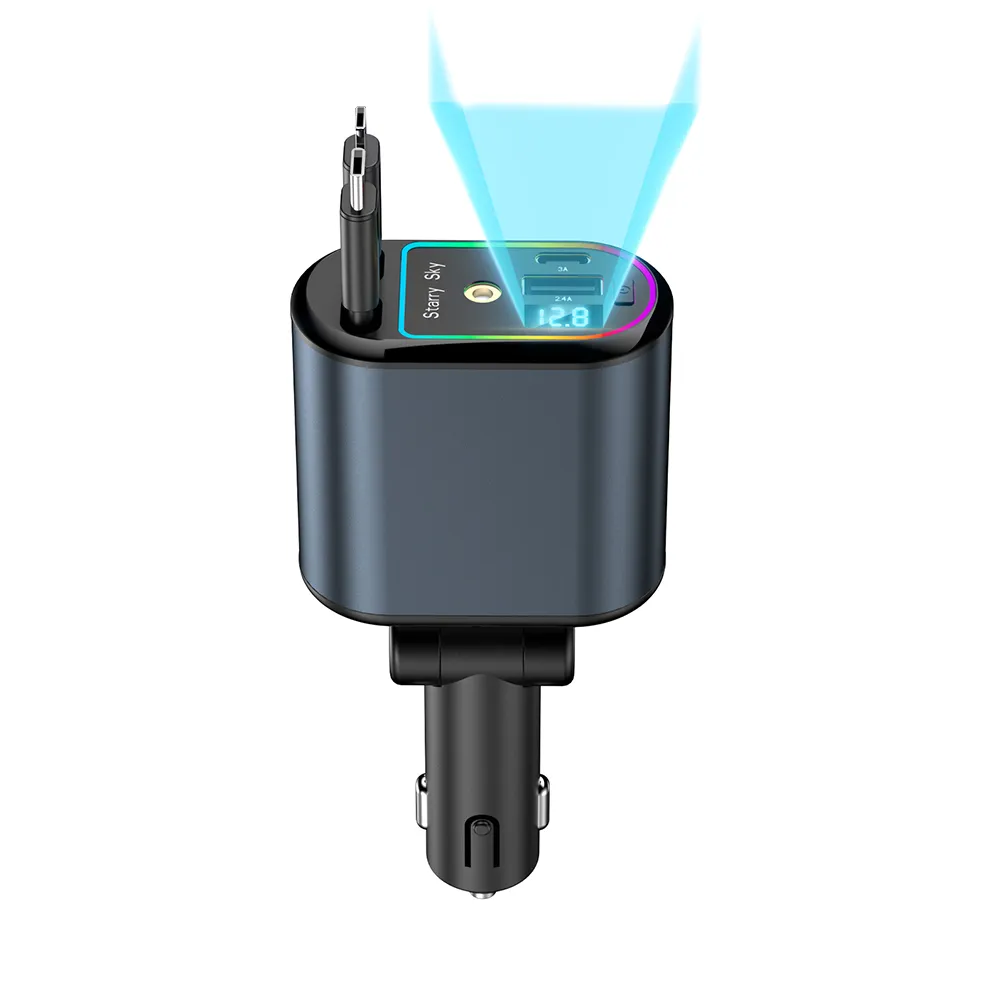 120W 4 Port USB Car Charger With Digital Display &... From Weisidg, $5. ...
