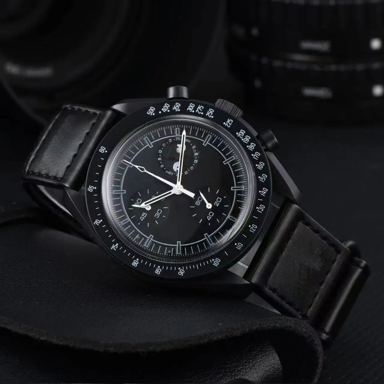 Space Moon Mission Six Hand Chronograph Quartz Watch Puppy Moon C3 From ...