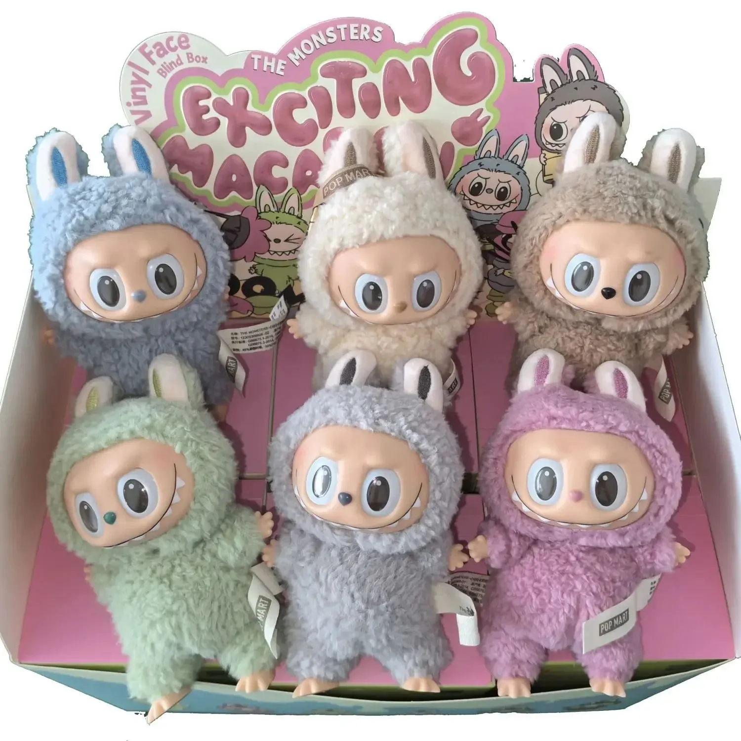 Ordinary Style Blind Box Labubu The Monsters Exciting Macarons Series ...