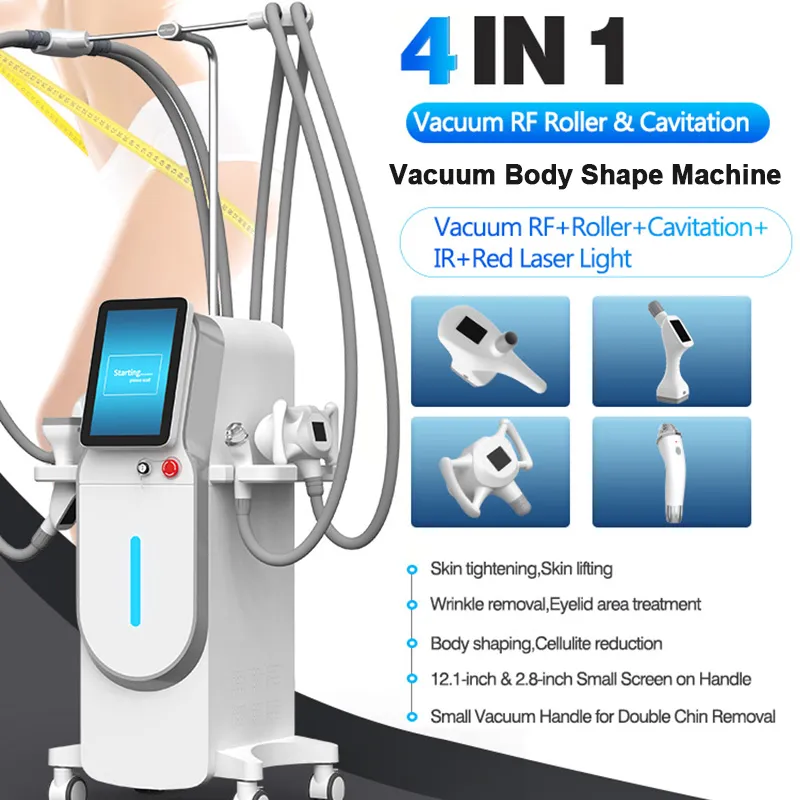 Vacuum Roller Slimming Device RF 40K Cavitation Machine For Fat Removal ...