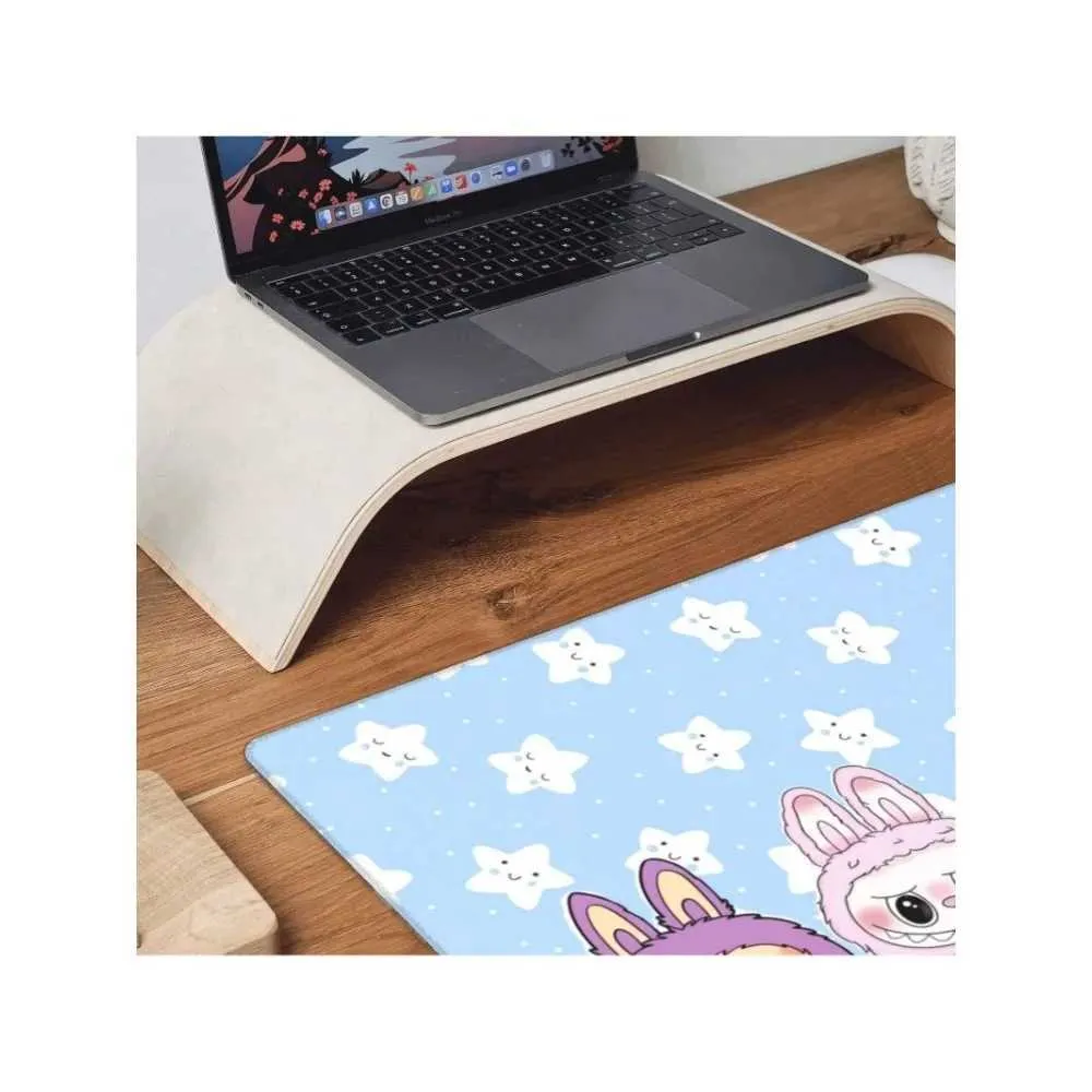 Cute Cartoon Labubu Unicorn Mouse Pad Non Slip Seamless Table Pad For ...