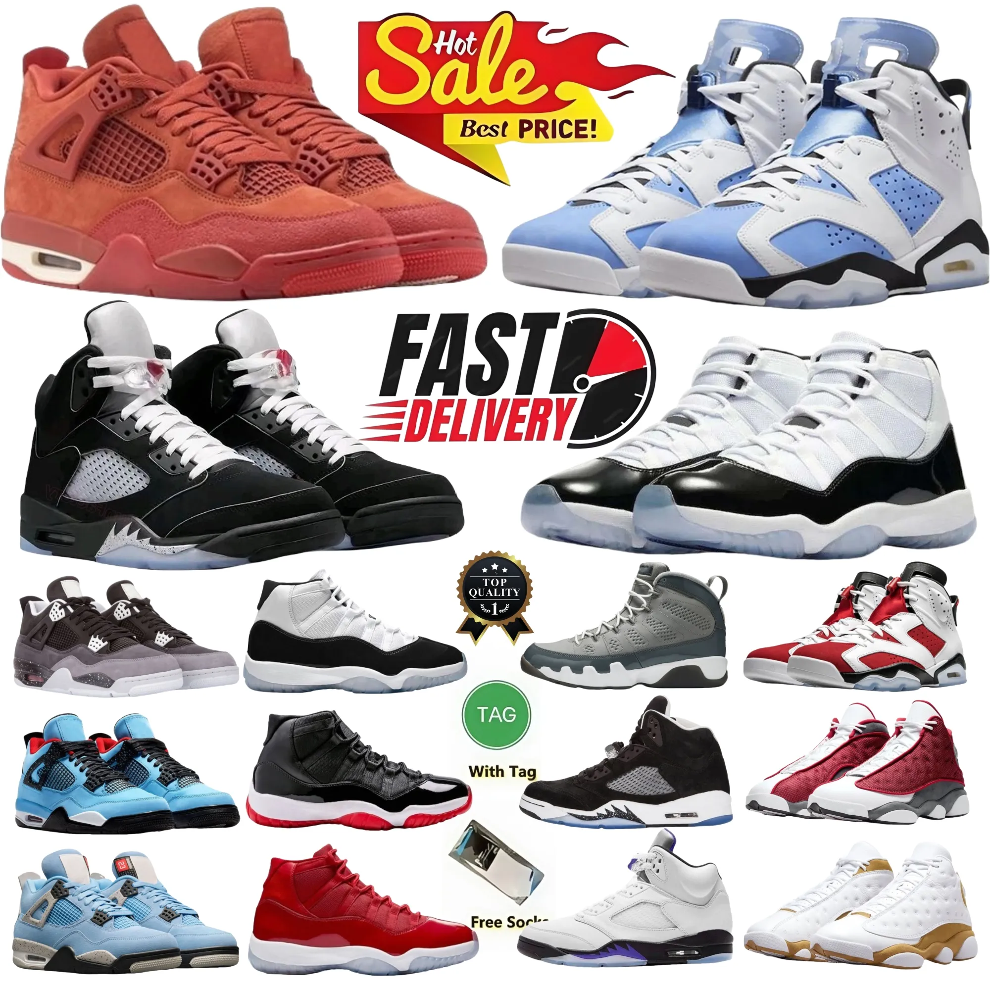Men's Designer All Red Basketball Shoes In Multiple Colors And Sizes ...