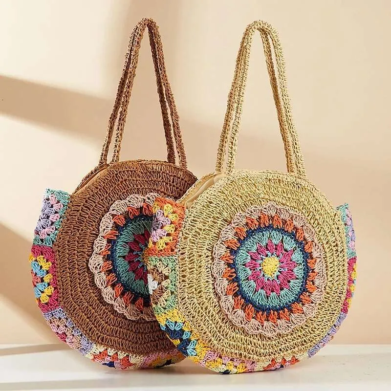 2025 Ethnic Style Designer Shoulder Boho Bags With Straw Weaving ...