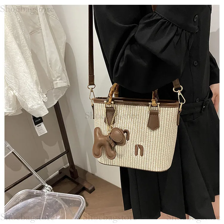 Knitted Crossbody Bag: Lightweight Woven Shoulder Bag For Summer Beach ...
