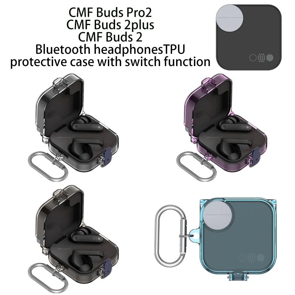 For CMF Buds Pro2/2plus/2 Bluetooth Cases Cover,TPU Hard Shell One ...