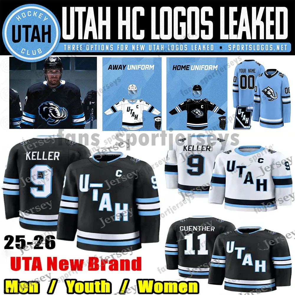Utahs Mammoth Hockey Jersey Clayton Keller Logan Cooley Nick Schmaltz ...