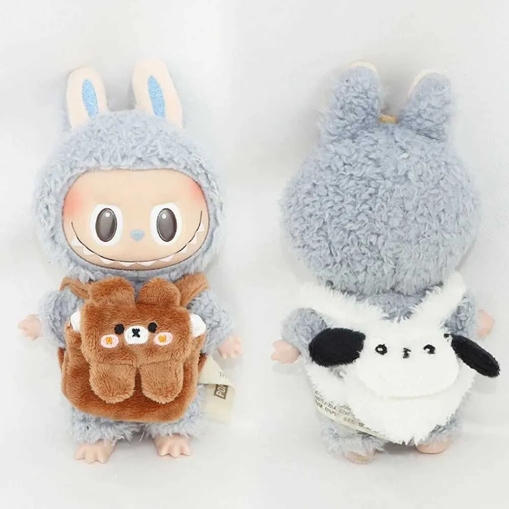Korean Kpop Exo Labubu Idol V1 V2 Cinnamoroll Backpack 17cm Mini Plush ...