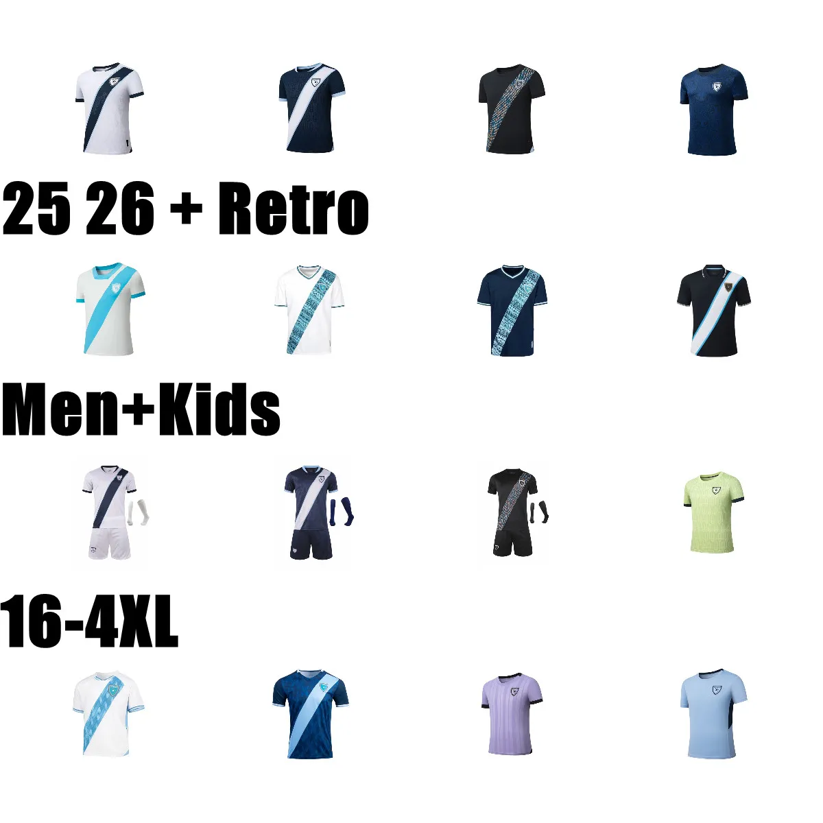 2025 2026 Guatemala National Mens Soccer Jerseys Team 25 26 LOM ...
