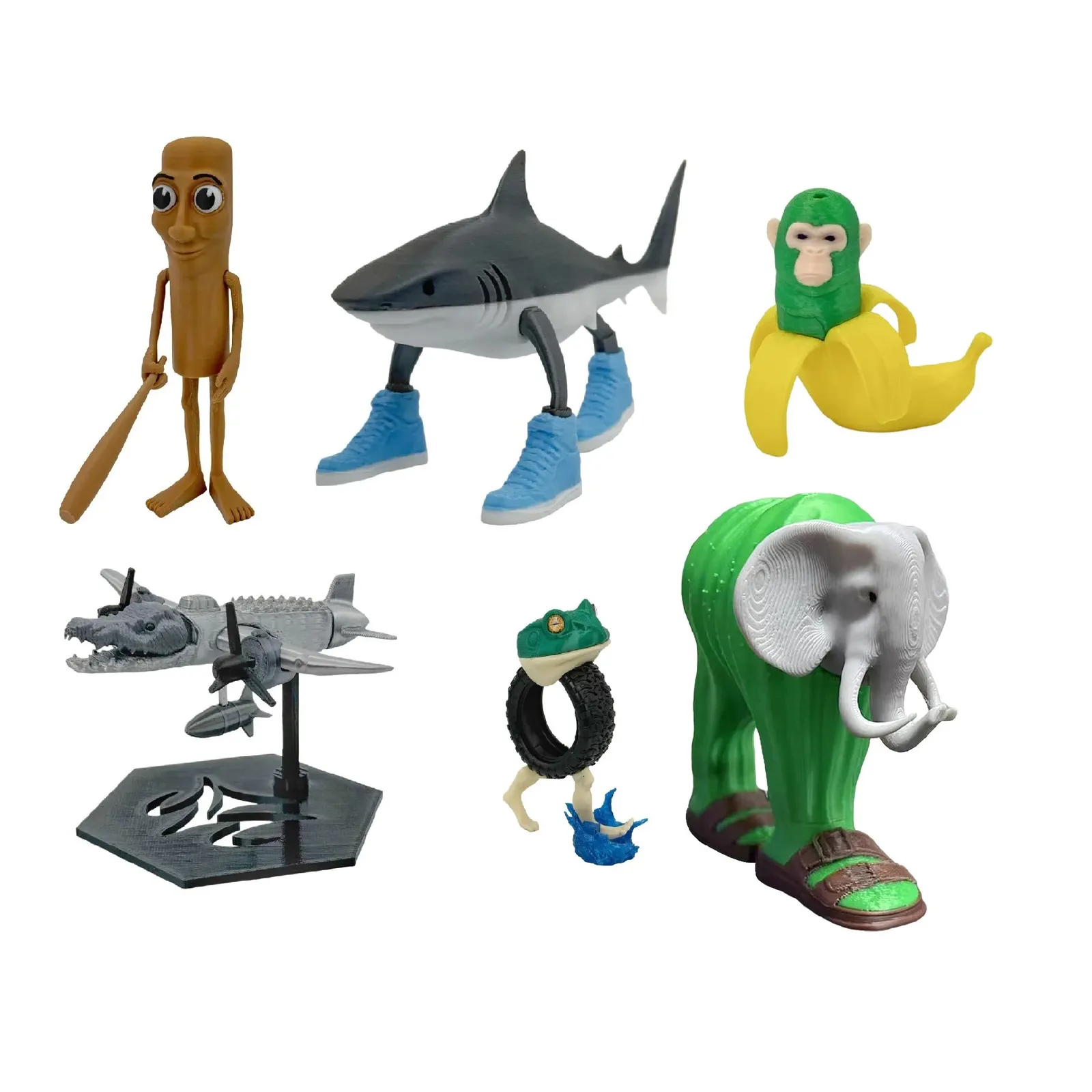 Every Day Italian Brainrot Wooden Stick Creative Decor Desktop ...