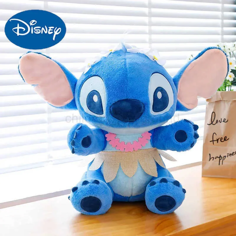 Kawaii Lilo Stitch Hula Kahana Plumeria Angel Doll Sofa Pillow ...