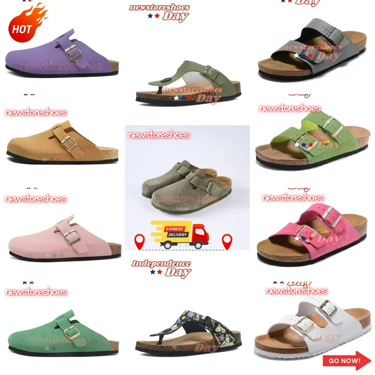 Designer Clogs Sandals Clog Slippers Cork Flat Shoes Women Men High ...