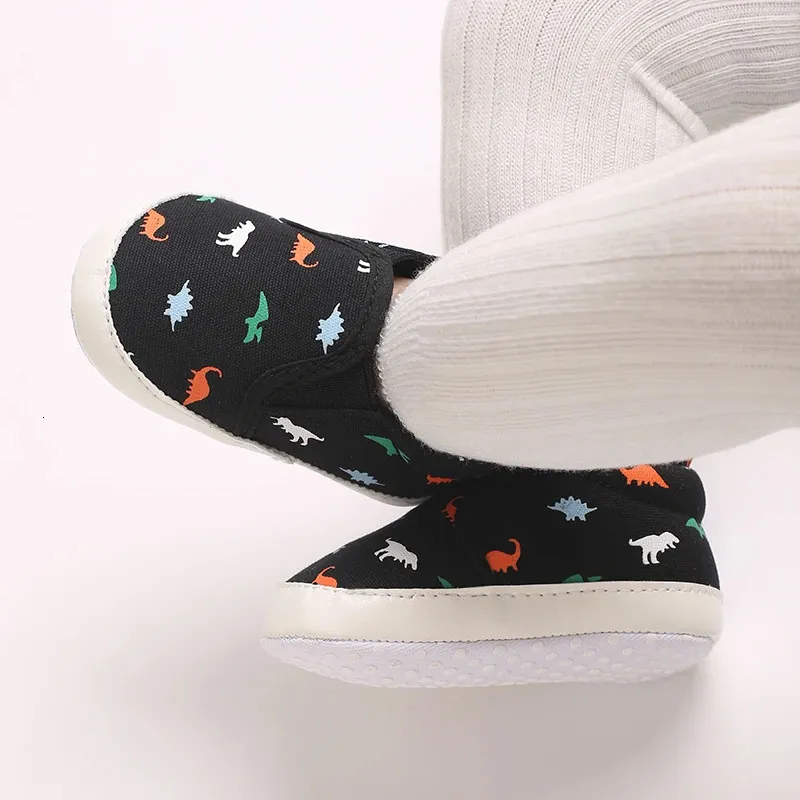 Fashion Casual Canvas Sneakers for Baby Boys and Girls, Soft Sole Crib ...