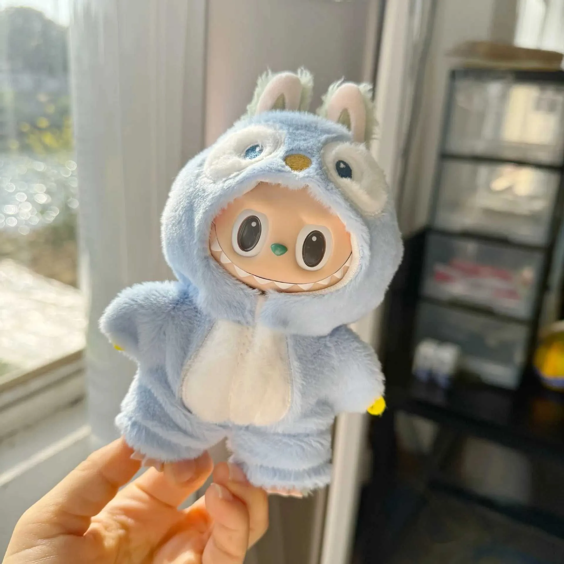 17cm Labubu Dolls Clothes The Monster Outfit Accessories Clothing DIY ...