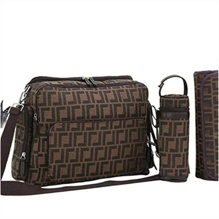 Designer Mommy Bag Large Capacity Baby Diaper Bag Set High Quality ...