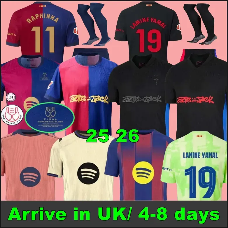 Barcelona Soccer T Shirts Limited Edition 25/26 LAMINE YAMAL, OLMO ...